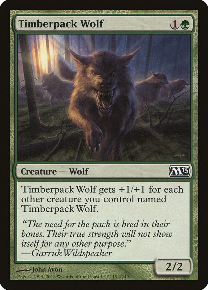 Timberpack Wolf - Magic 2013 (M13) - Magic: The Gathering - TCGplayer.com