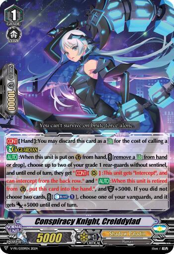 Conspiracy Knight, Creiddylad - V Promo Cards - Cardfight Vanguard ...