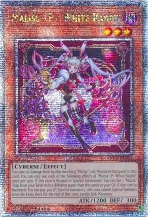 Maliss P White Rabbit (Quarter Century Secret Rare) - Crossover Breakers - YuGiOh - TCGplayer.com