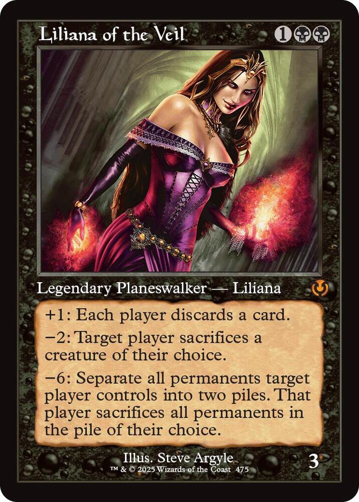 Liliana of the Veil (Retro Frame) - Innistrad Remastered - Magic: The Gathering - TCGplayer.com