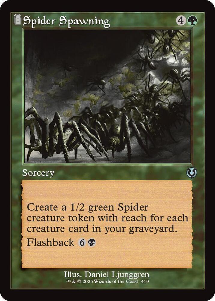 Spider Spawning (Retro Frame) - Innistrad Remastered - Magic: The ...