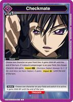 Checkmate - Code Geass: Lelouch of the Rebellion - Union Arena