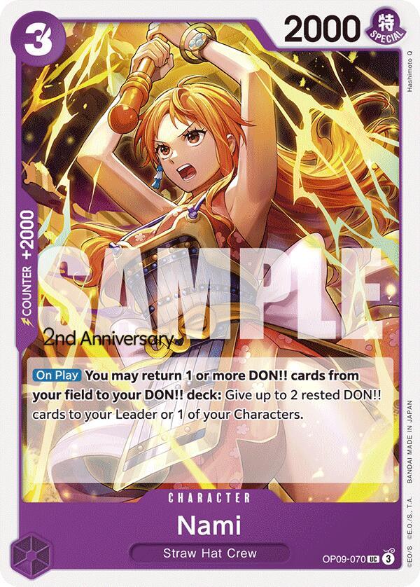 Nami (070) - Emperors in the New World: 2nd Anniversary Tournament Cards - One Piece Card Game ...