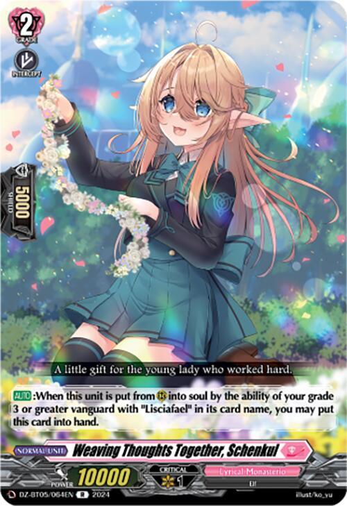 Weaving Thoughts Together, Schenkul - DZ-BT05: Omniscient Awakening ...