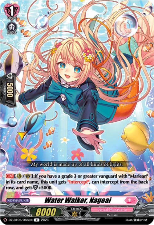 Water Walker, Nageai - DZ-BT05: Omniscient Awakening - Cardfight Vanguard