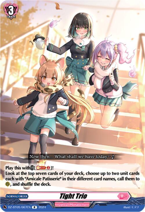 Tight Trio - DZ-BT05: Omniscient Awakening - Cardfight Vanguard