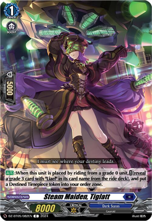 Steam Maiden, Tiglatt - DZ-BT05: Omniscient Awakening - Cardfight ...