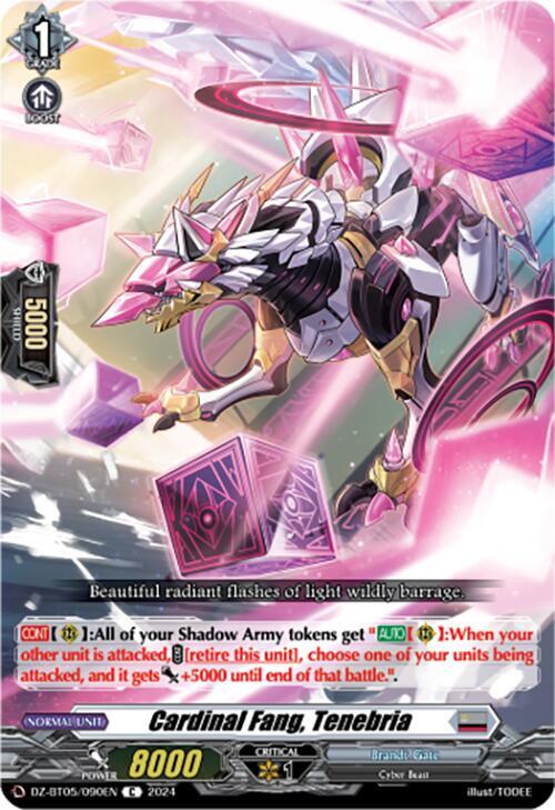Cardinal Fang, Tenebria - DZ-BT05: Omniscient Awakening - Cardfight Vanguard