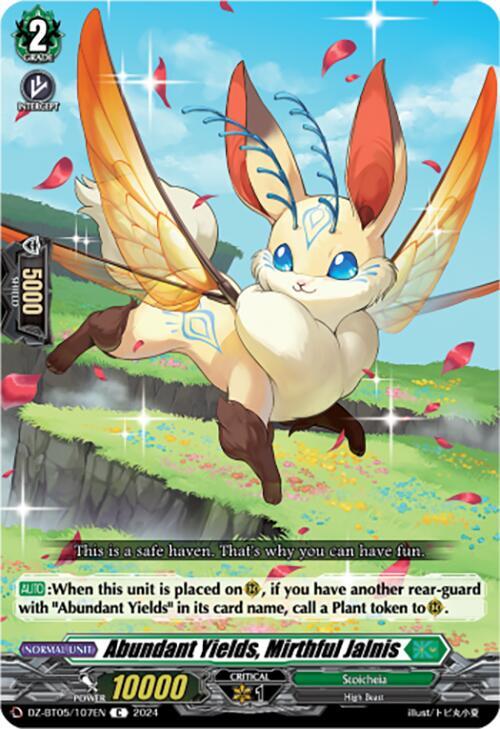 Abundant Yields, Mirthful Jalnis - DZ-BT05: Omniscient Awakening ...