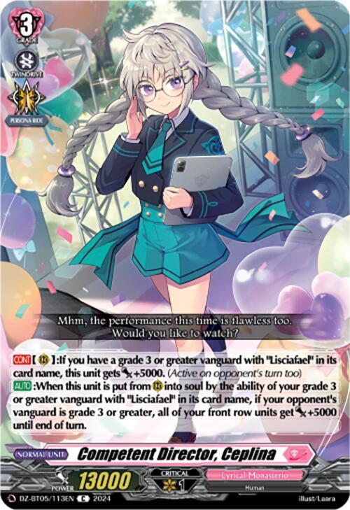 Competent Director, Ceplina - DZ-BT05: Omniscient Awakening - Cardfight ...