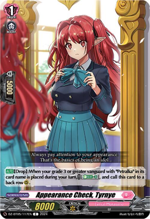 Appearance Check, Tyrnye - DZ-BT05: Omniscient Awakening - Cardfight ...