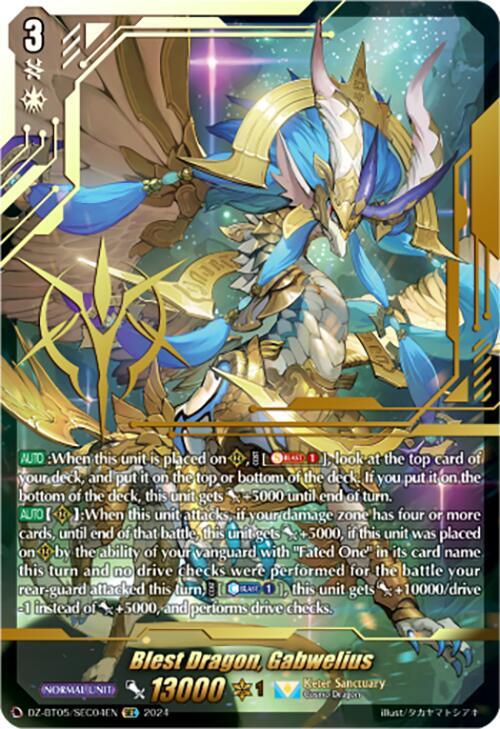 Blest Dragon, Gabwelius (SEC) - DZ-BT05: Omniscient Awakening ...