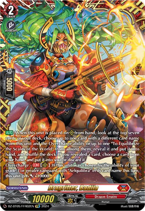 Dragritter, Badiia (FFR) - DZ-BT05: Omniscient Awakening - Cardfight Vanguard