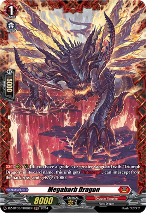 Megabarb Dragon (FR) - DZ-BT05: Omniscient Awakening - Cardfight Vanguard