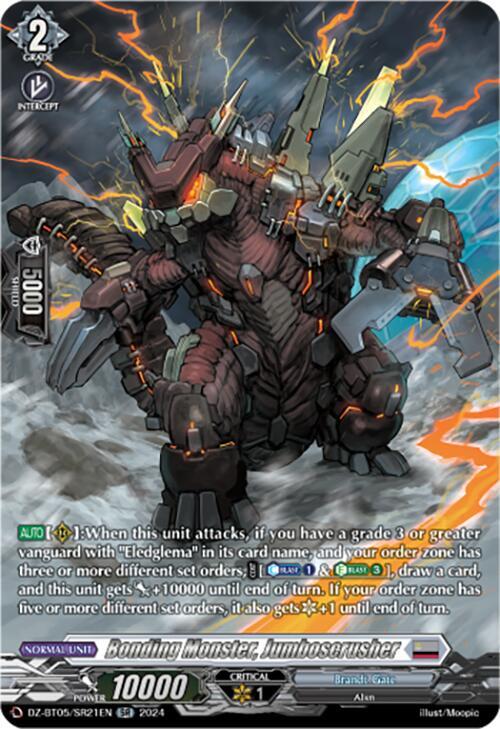 Bonding Monster, Jumboscrusher (SR) - DZ-BT05: Omniscient Awakening ...