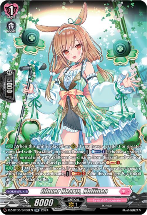 Clover Hearts, Nellinea (SR) - DZ-BT05: Omniscient Awakening - Cardfight Vanguard - TCGplayer.com