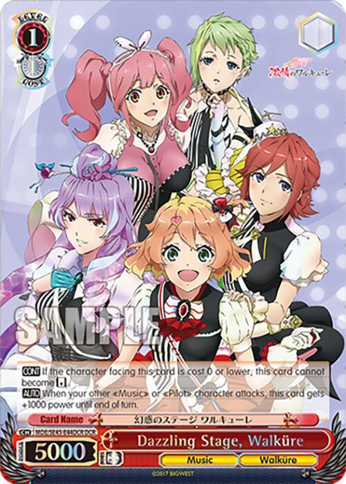 Dazzling Stage, Walkure (DCR) - MACROSS Delta Premium Booster - Weiss ...