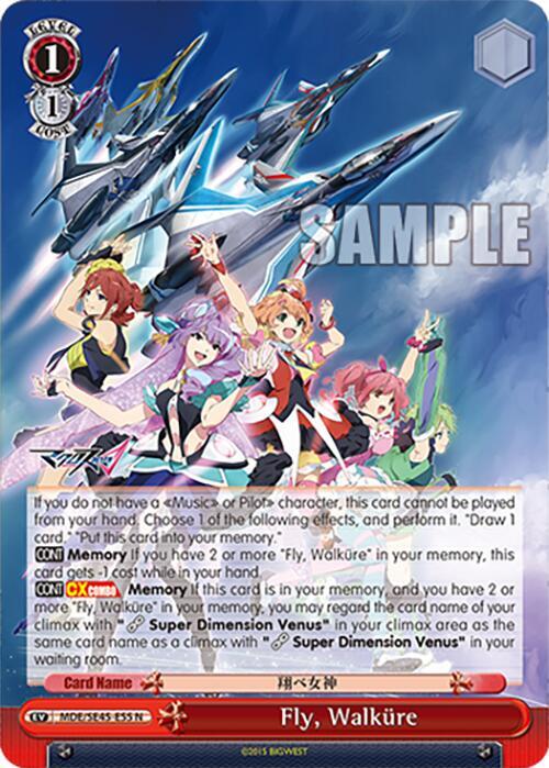 Fly, Walkure - MACROSS Delta Premium Booster - Weiss Schwarz
