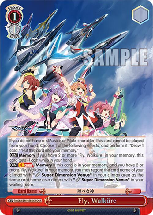 Fly, Walkure (DCR) - MACROSS Delta Premium Booster - Weiss Schwarz