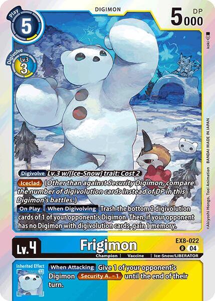 Frigimon - Chain of Liberation - Digimon Card Game - TCGplayer.com