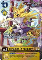 Renamon (X Antibody) (Alternate Art) - Chain of Liberation - Digimon ...