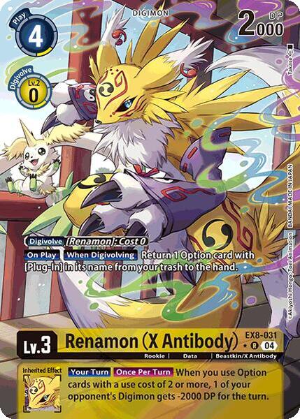 Renamon (X Antibody) (Alternate Art) - Chain of Liberation - Digimon ...