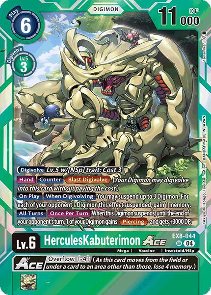 HerculesKabuterimon ACE - Chain of Liberation - Digimon Card Game - TCGplayer.com