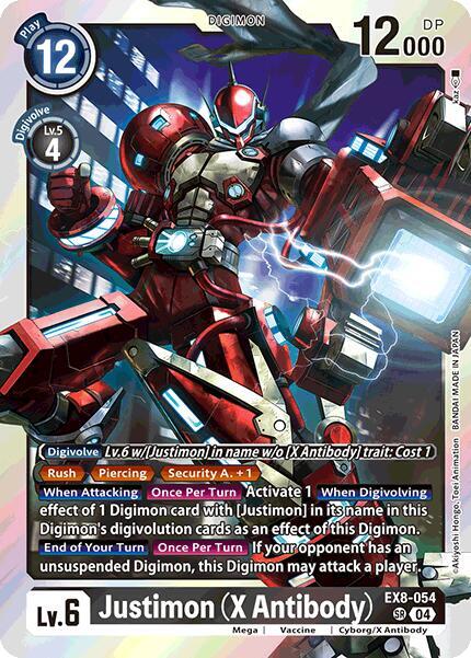Justimon (X Antibody) - Chain of Liberation - Digimon Card Game ...