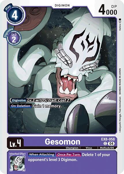 Gesomon - Chain of Liberation - Digimon Card Game - TCGplayer.com