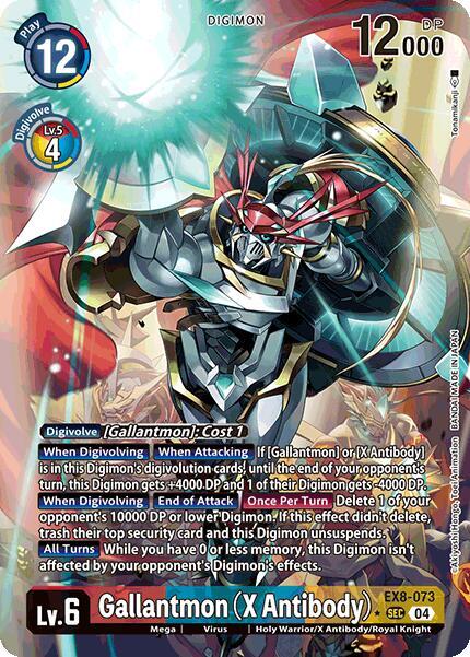 Gallantmon (X Antibody) (Alternate Art) - Chain of Liberation - Digimon ...