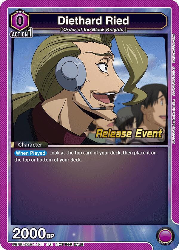 Diethard Ried - Code Geass: Lelouch of the Rebellion Release Event ...