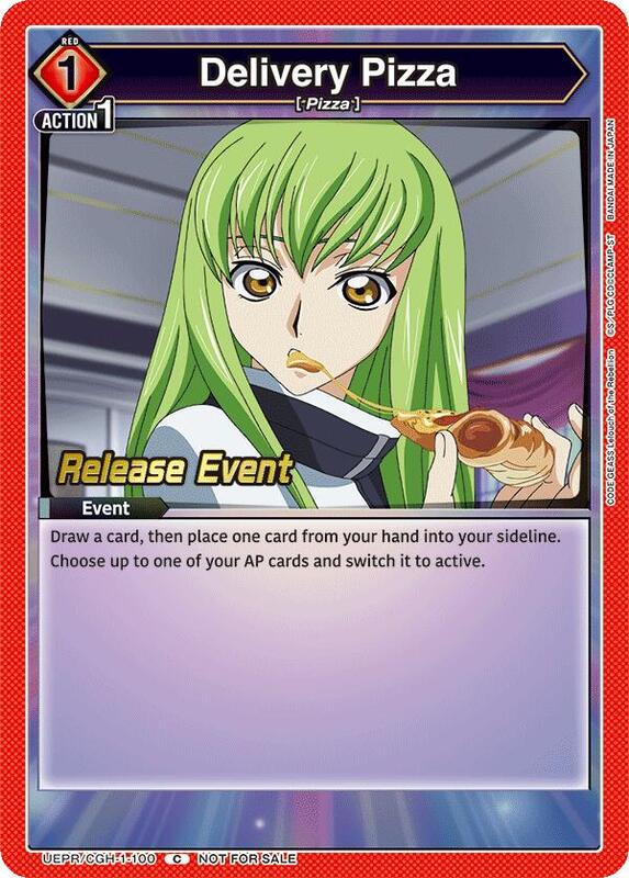 Delivery Pizza - UE04BT: CODE GEASS: Lelouch of the Rebellion Release ...