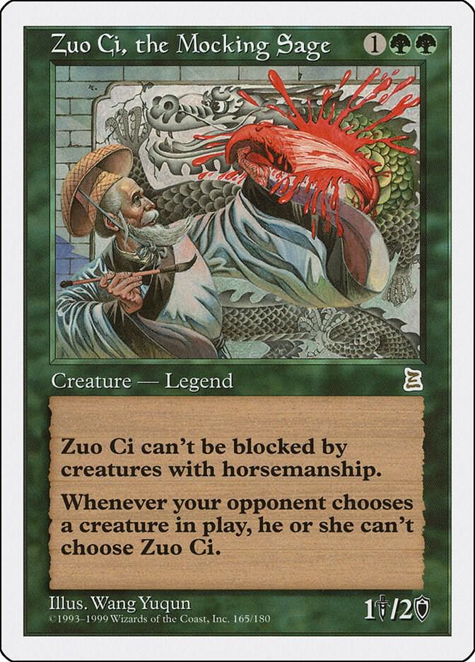 Zuo Ci, the Mocking Sage - Portal Three Kingdoms - Magic: The Gathering ...