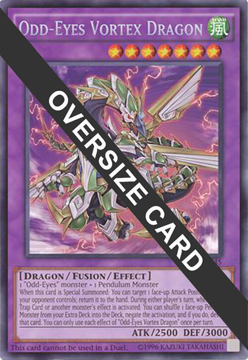 Odd-Eyes Vortex Dragon (Oversized) - Miscellaneous Promotional Cards - YuGiOh