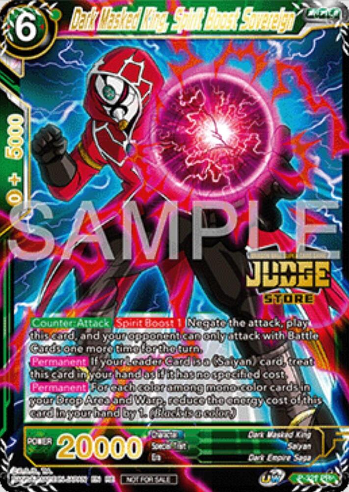 Dark Masked King, Spirit Boost Sovereign (Judge Pack Vol.16) (Store ...