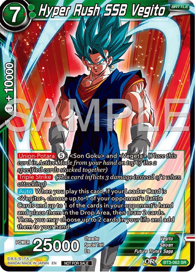 Hyper Rush SSB Vegito (Championship 2024 Finals Pack) - Tournament Promotion Cards - Dragon Ball ...