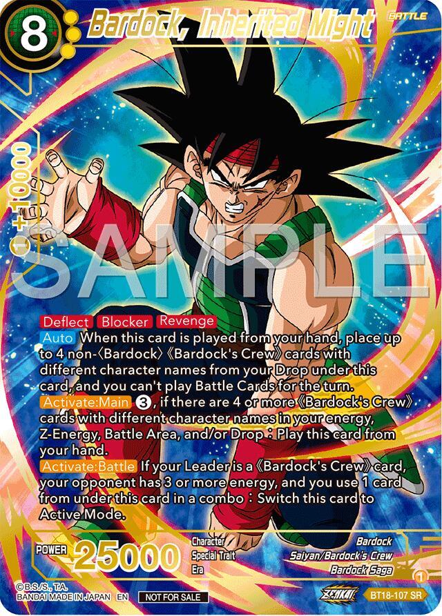 Bardock, Inherited Might (Championship 2024 Finals Pack) (Gold Stamped ...