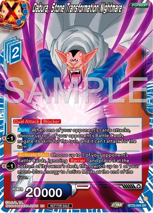 Dabura, Stone Transformation Nightmare (Championship 2024 Finals Zenkai ...