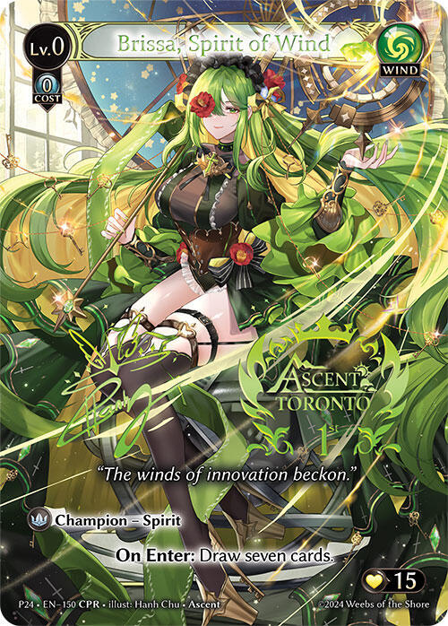 Brissa, Spirit of Wind (CPR) - Promotional Cards - Grand Archive TCG - TCGplayer.com