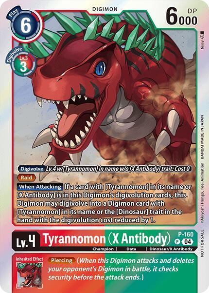 Tyrannomon (X Antibody) (-Chain of Liberation- Upgrade Pack - Digimon ...