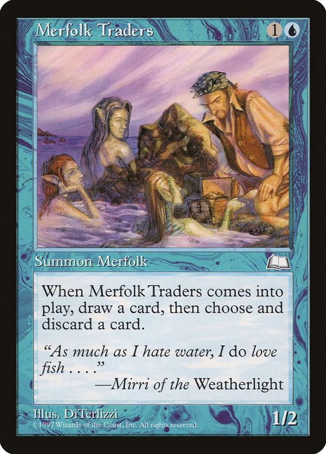 Merfolk Traders - Weatherlight - Magic: The Gathering - TCGplayer.com