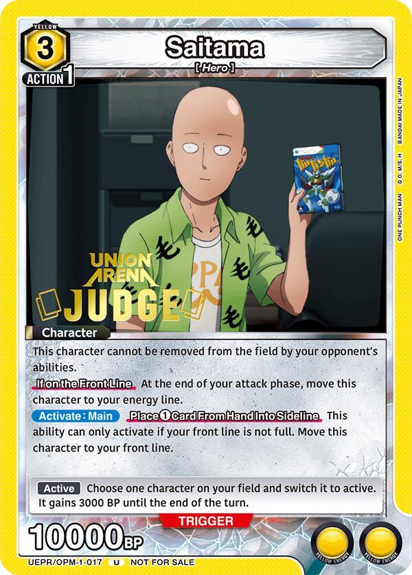 Saitama (Judge Pack) - Union Arena Promotion Cards - Union Arena ...
