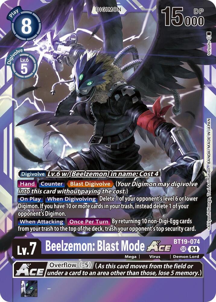 Beelzemon: Blast Mode ACE - Release Special Booster 2.5 - Digimon Card Game - TCGplayer.com