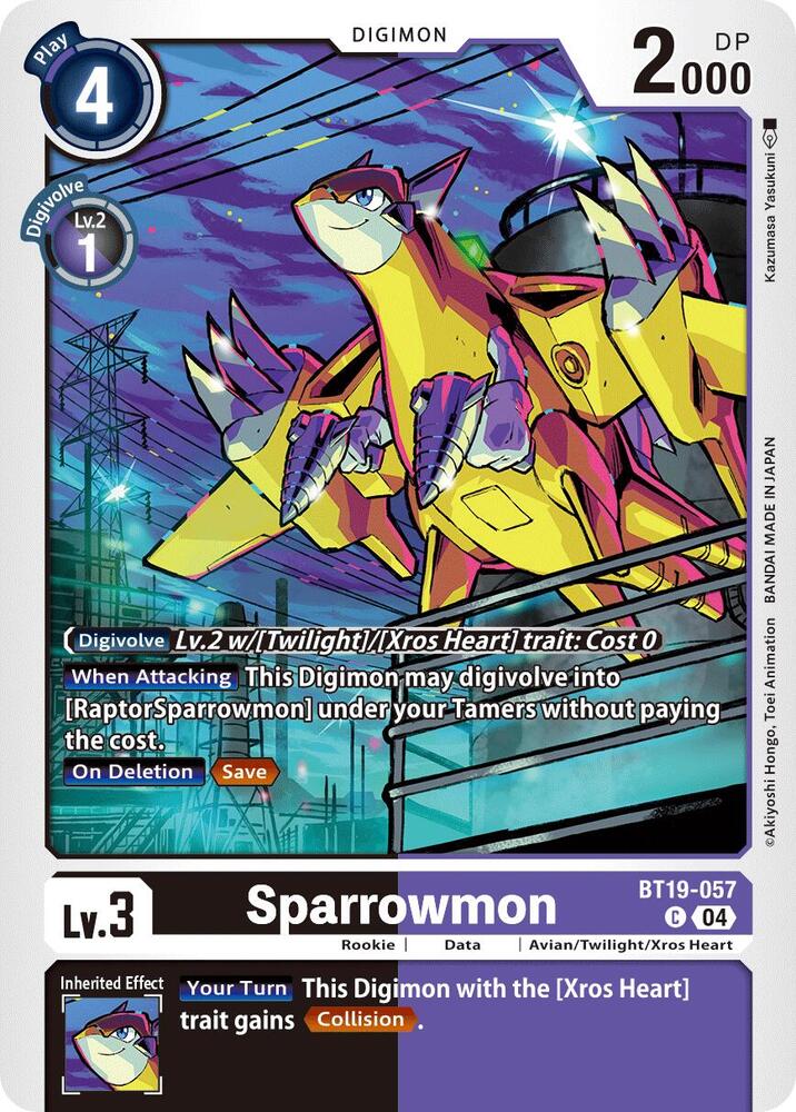 Sparrowmon - Release Special Booster 2.5 - Digimon Card Game ...