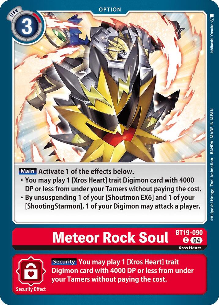Meteor Rock Soul - Release Special Booster 2.5 - Digimon Card Game ...