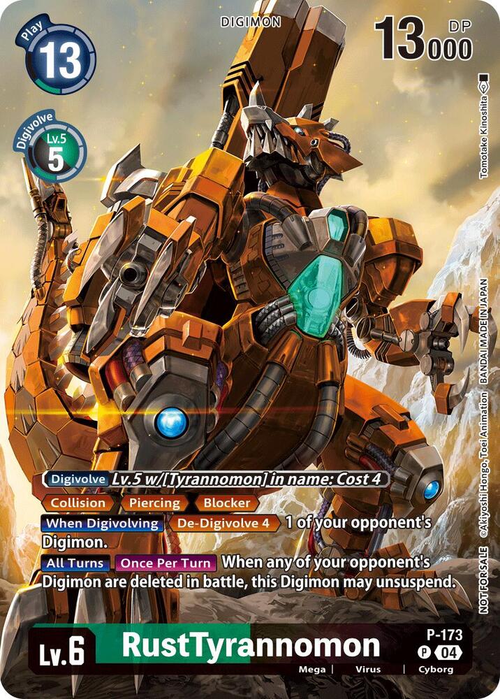 RustTyrannomon (Update Pack 2025) - Release Special Booster 2.5 ...