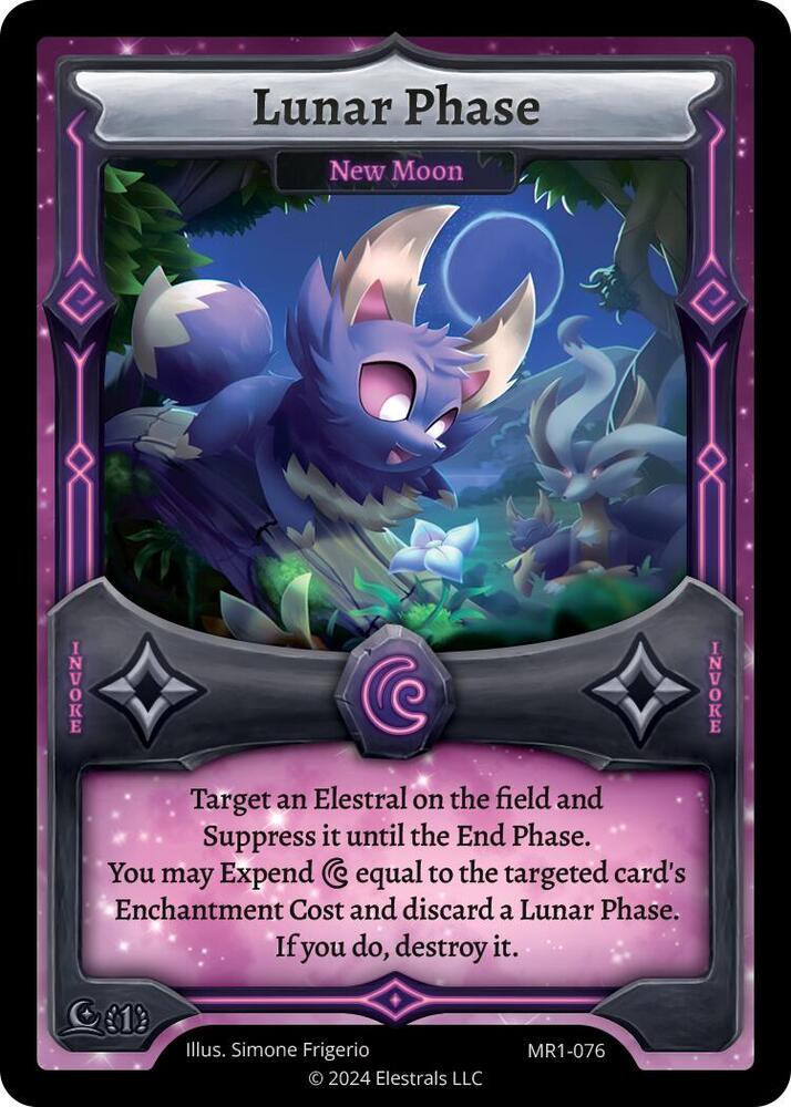 Lunar Phase - New Moon - Moonrise - Elestrals - TCGplayer.com