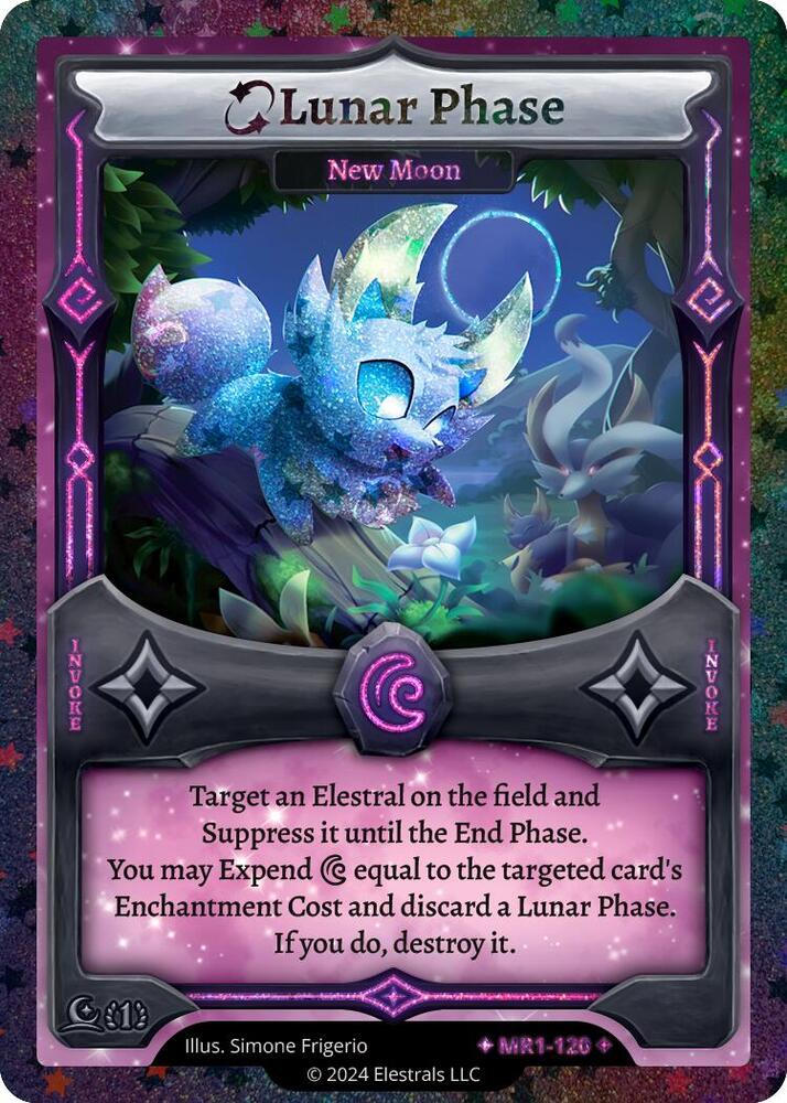 Lunar Phase - New Moon (Stellar) - Moonrise - Elestrals - TCGplayer.com
