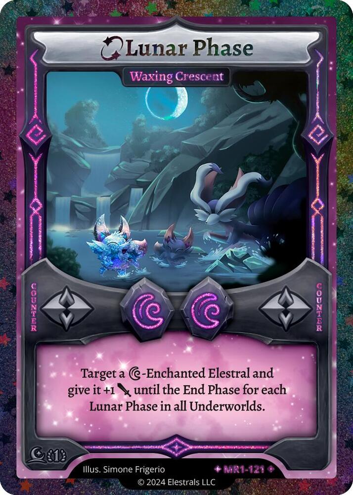 Lunar Phase - Waxing Crescent (Stellar) - Moonrise - Elestrals - TCGplayer.com
