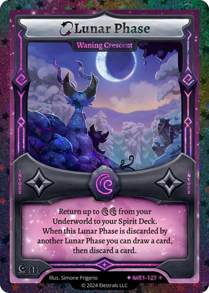 Lunar Phase - Waning Crescent (Stellar) - Moonrise - Elestrals - TCGplayer.com